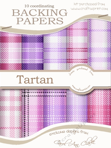 Tartan Backing Paper Kit - CUP881080_359 | Craftsuprint