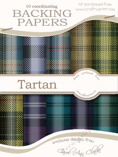 Tartan Backing Paper Kit - CUP881374_359 | Craftsuprint