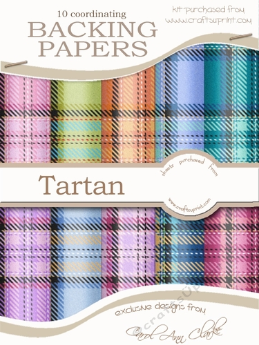 Tartan Backing Paper Kit - CUP881377_359 | Craftsuprint