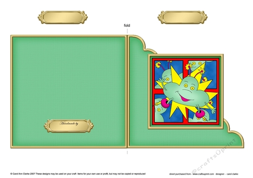 Out of this World Aliens Cut and Fold Corner Card - CUP981885_359 ...