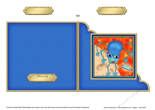 Out of this World Aliens Cut and Fold Corner Card - CUP981888_359 ...