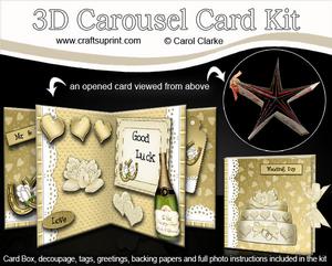3D Wedding Carousel Card Kit - Photo by Nicola Busuttil