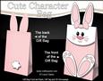 3D Bunny Cute Character Gift Bag Mini Kit - CUP532542_359 | Craftsuprint