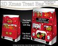 3D Christmas Santa Express Gift Bag Mini Kit - CUP579463_359 | Craftsuprint
