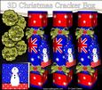 3D Santa Snowy Scene Christmas Cracker Boxes - CUP586348_359 | Craftsuprint