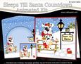 3D Xmas Spotty Dog Sleeps Till Santa Countdown Card - CUP640614_359 ...