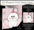 3D Shaped Card Mini Kit - Cute Romantic Rusty Dog has a Rose ...