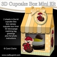 3D Mini Milk Carton Cupcake Treat Box Mini Kit - Cute Little Teddy has ...