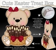 3D Mothers Day Treat Box Mini Kit - Cute Teddy Bear has a Choc Easter ...