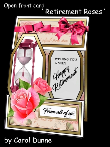 open front Retirement roses - CUP1092165_173 | Craftsuprint