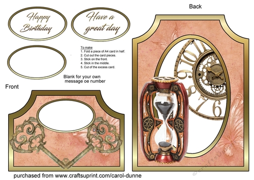 Cutaway Time passes - CUP1154163_173 | Craftsuprint
