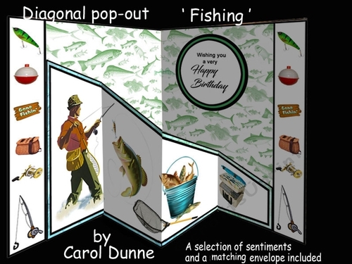 Diagonal pop-out Fishing - CUP1165109_173 | Craftsuprint