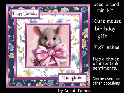 SC Cute mouse birthday gift - CUP1190534_173 | Craftsuprint
