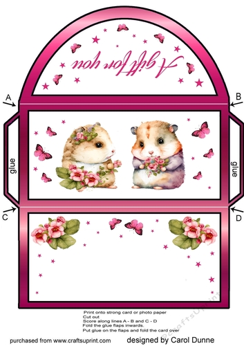 Money wallet Guinea pigs - CUP1200236_173 | Craftsuprint