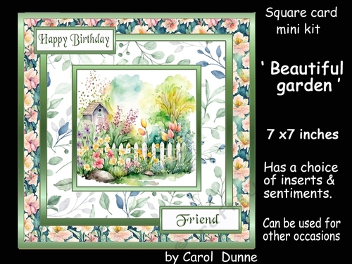 SC Beautiful garden - CUP1209489_173 | Craftsuprint