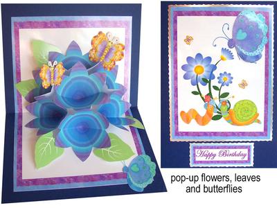 Blue Pop-up Bouquet Kit - CUP124947_173 | Craftsuprint