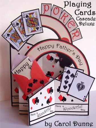 Playing Cards Cascade Deluxe - CUP195842_173 | Craftsuprint