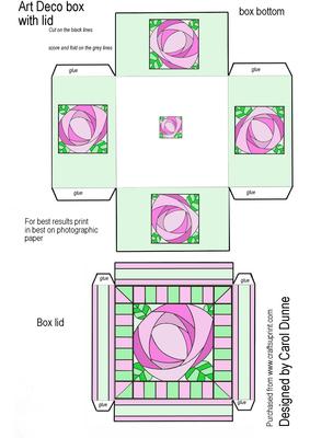 Art Deco Box - CUP21432_173 | Craftsuprint