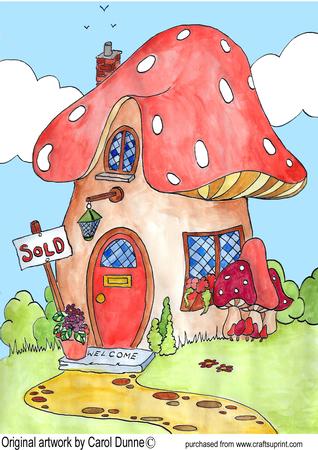 Toadstool House - CUP221623_173 | Craftsuprint