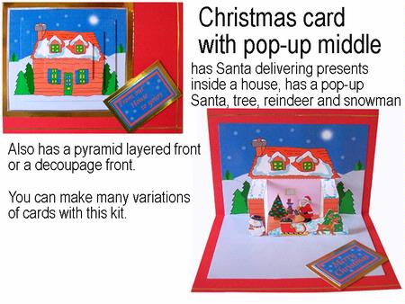 Christmas Pop-up Kit - CUP29303_173 | Craftsuprint
