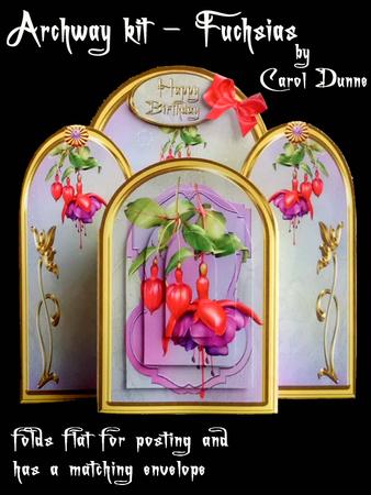 Archway Kit - Fuchsias - CUP357112_173 | Craftsuprint