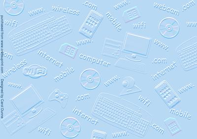Computer Backing Paper- Pale Blue Embossed - CUP457201_173 | Craftsuprint