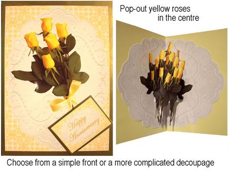 Yellow Pop-out Rose Kit - CUP48436_173 | Craftsuprint