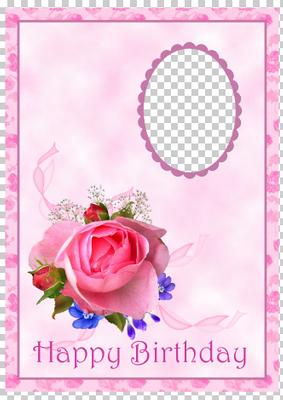 Card Creator - Pink Rose Spray - CUP529891_173