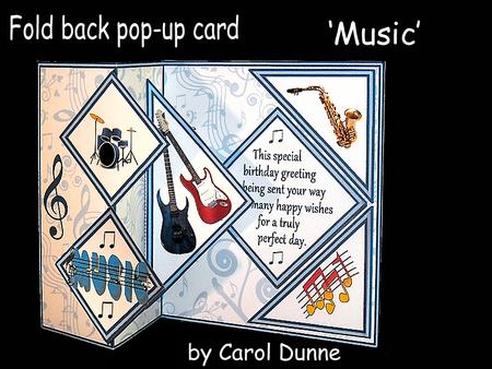 Fold Back Pop-up - Music - CUP582951_173 | Craftsuprint