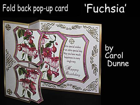 Fold Back Pop-up - Fuchsia - CUP586067_173 | Craftsuprint