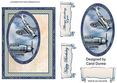 Aeroplanes Quick Card - CUP650667_173 | Craftsuprint