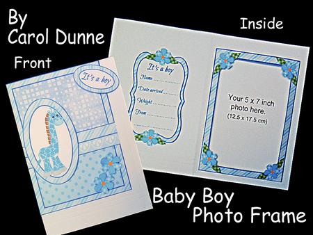 Baby Boy Photo Frame - CUP661953_173 | Craftsuprint