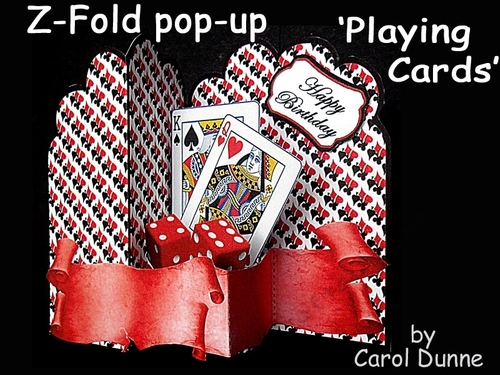 Z-fold pop-up Playing Cards - CUP738544_173 | Craftsuprint