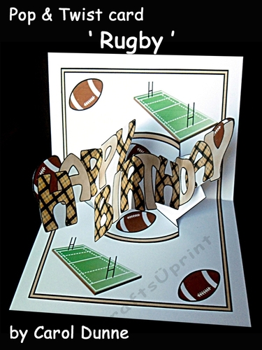 Pop & Twist Card Rugby - CUP816428_173 | Craftsuprint
