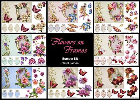 Flowers on Frames - Bumper Kit - CUP528949_1010 | Craftsuprint