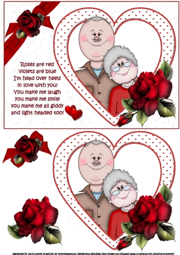 love is ageless quick card - CUP1020956_1209 | Craftsuprint