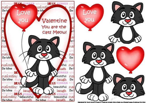 Valentine cats meow - CUP1022827_1209 | Craftsuprint