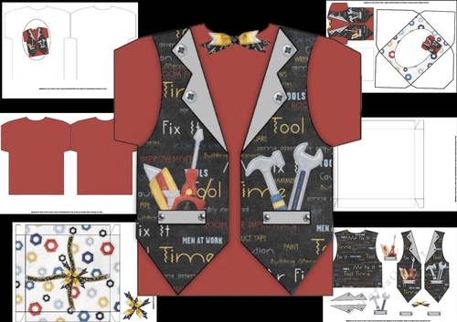 DIY shaped shirt card for the guys mini kit - CUP1045858_1209 ...