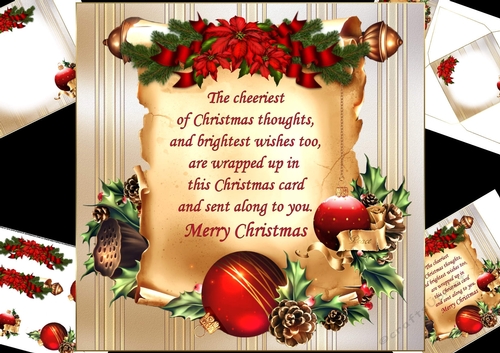 8x8 the Christmas scroll with verse - CUP1056082_1209 | Craftsuprint