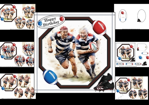 6x6 Golden oldies rugby mini kit choice of four - CUP1248283_1209 ...