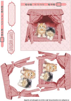 Pampered Kitty Birthday - CUP216908_1209 | Craftsuprint