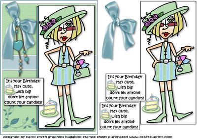 J.j Says Stay Cute Quick Card - CUP272038_1209 | Craftsuprint