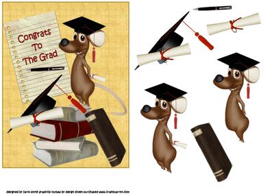 The Graduation Mouse - CUP326238_1209 | Craftsuprint