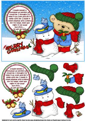 I Made My Self a Snowman - CUP337327_1209 | Craftsuprint