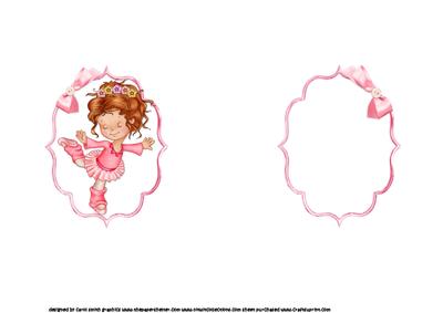 Dance Ballerina Dance Insert - CUP422772_1209 | Craftsuprint