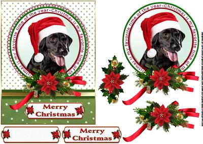 Black Lab Christmas Wishes - CUP449586_1209 | Craftsuprint
