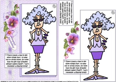 Stella Has Craft Disease Quick Card - CUP525754_1209 | Craftsuprint