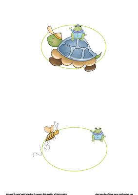 Belated Turtle Insert - CUP549482_1209 | Craftsuprint