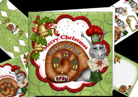 8x8 Snail Mail Christmas Mini Kit - CUP578439_1209 | Craftsuprint