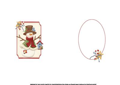 Countrychristmas Patchwork Snowman Quick Card Insert - CUP632940_1209 ...